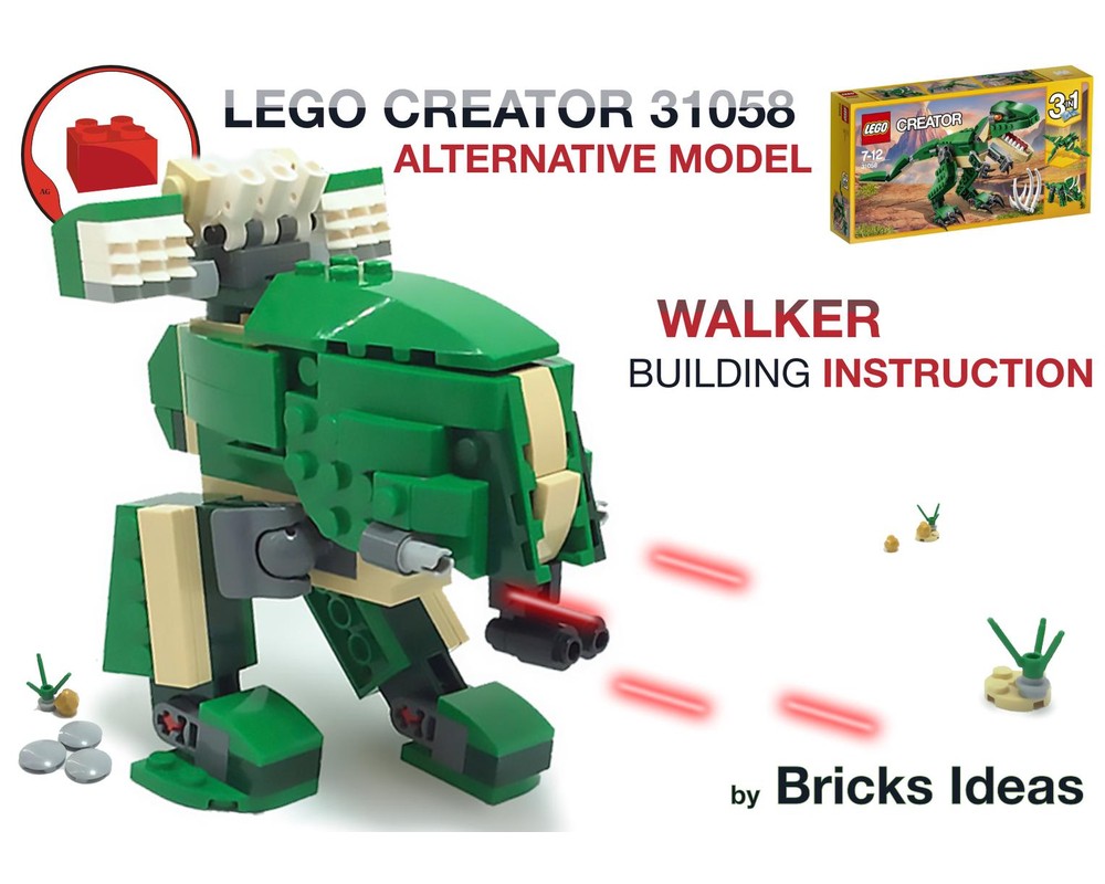LEGO MOC Walker - Lego Creator 31058 set by Bricks Ideas | Rebrickable ...