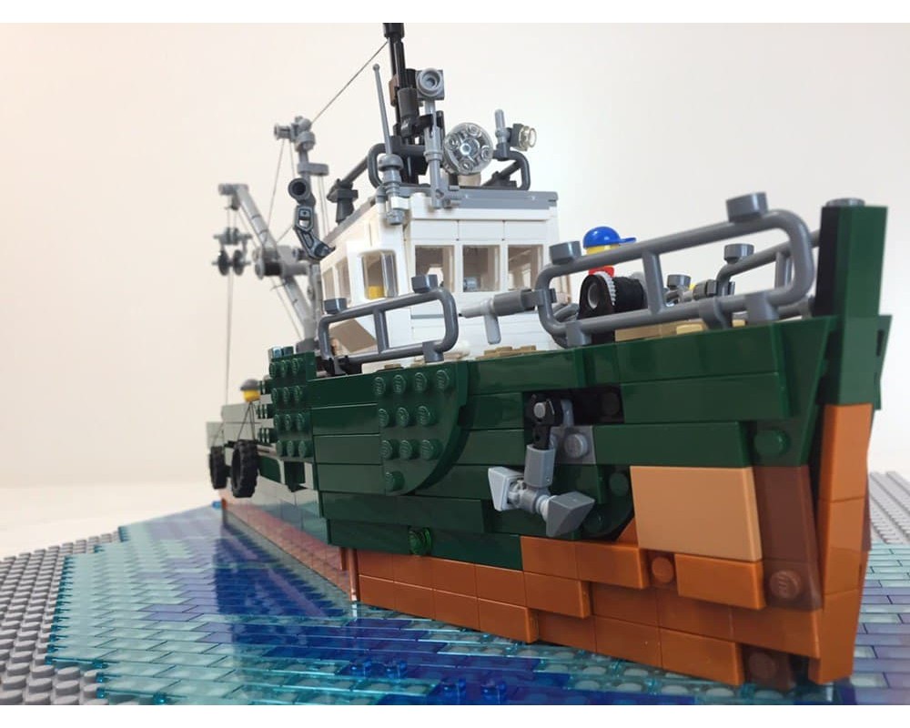 LEGO MOC Fishing Ship by MOCOPOLIS | Rebrickable - Build with LEGO