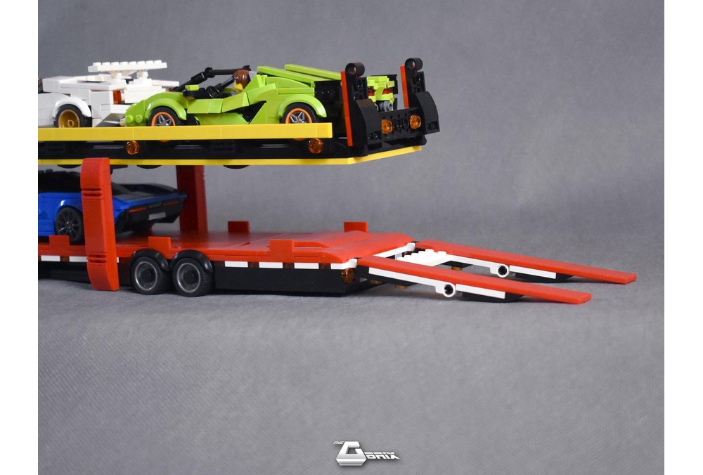 LEGO MOC Auto Transport Trailer by thegbrix | Rebrickable - Build with LEGO