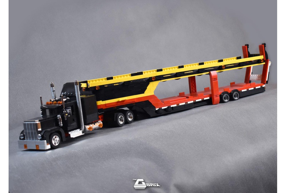 LEGO MOC Auto Transport Trailer by thegbrix | Rebrickable - Build with LEGO