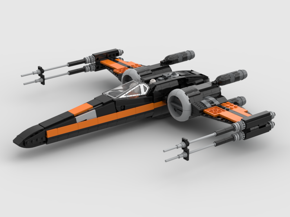 LEGO MOC T-70 Starfighter by simonelovisa01 | Rebrickable - Build with LEGO