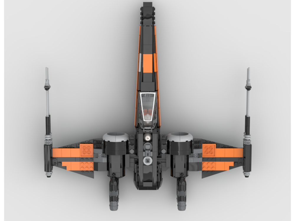LEGO MOC T-70 Starfighter by simonelovisa01 | Rebrickable - Build with LEGO