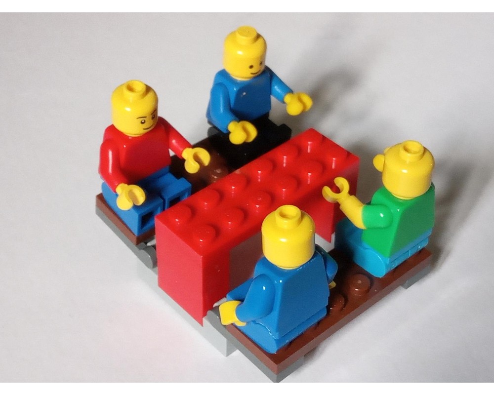 LEGO MOC 5 minifigure sized seats by Jimboblimb | Rebrickable - Build ...