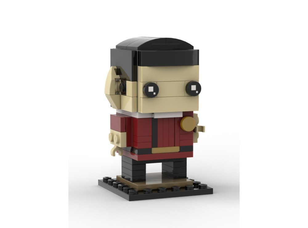 LEGO MOC Spock ST - Brickheadz by togemini | Rebrickable - Build with LEGO