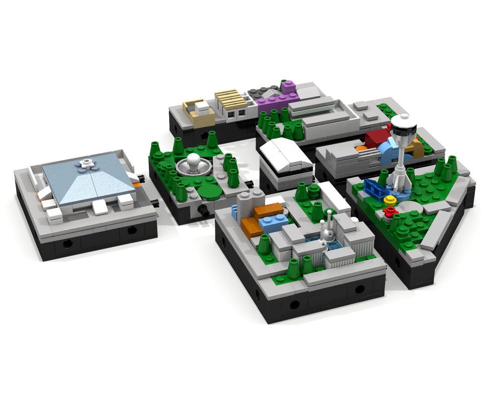 LEGO MOC Seattle Center by snugglepanda | Rebrickable - Build with LEGO