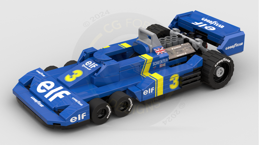 LEGO MOC F1 Tyrrell P34 by CGForceDesigns | Rebrickable - Build with LEGO