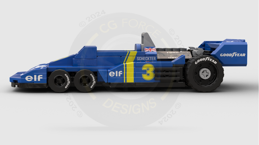 LEGO MOC F1 Tyrrell P34 by CGForceDesigns | Rebrickable - Build with LEGO