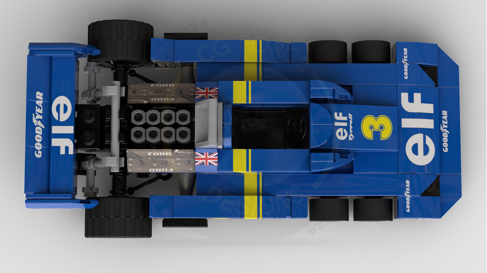 LEGO MOC F1 Tyrrell P34 by CGForceDesigns | Rebrickable - Build with LEGO