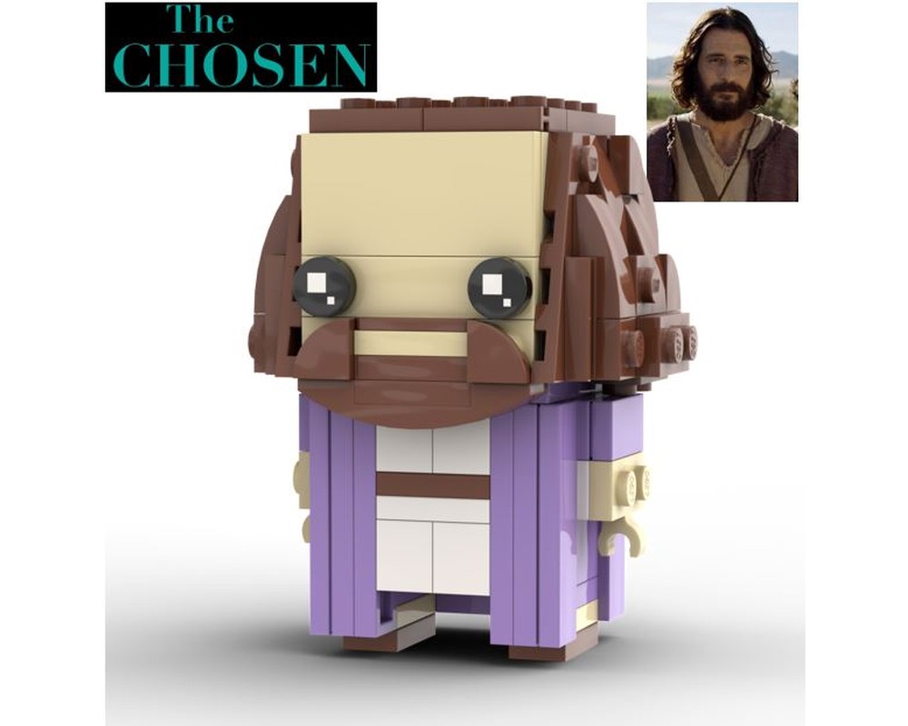 LEGO MOC Brickheadz Jesus from The Chosen by Brickheaderz | Rebrickable ...
