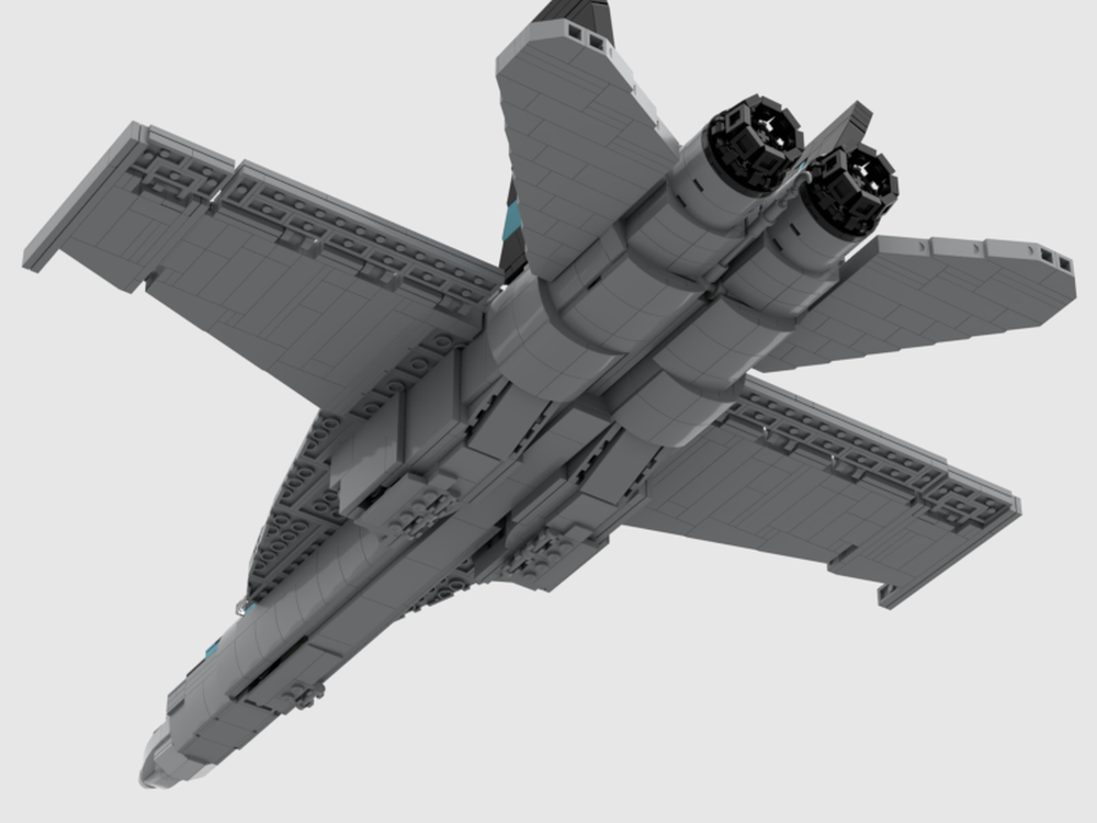 LEGO MOC FA-18 E Super Hornet by simonelovisa01 | Rebrickable - Build ...