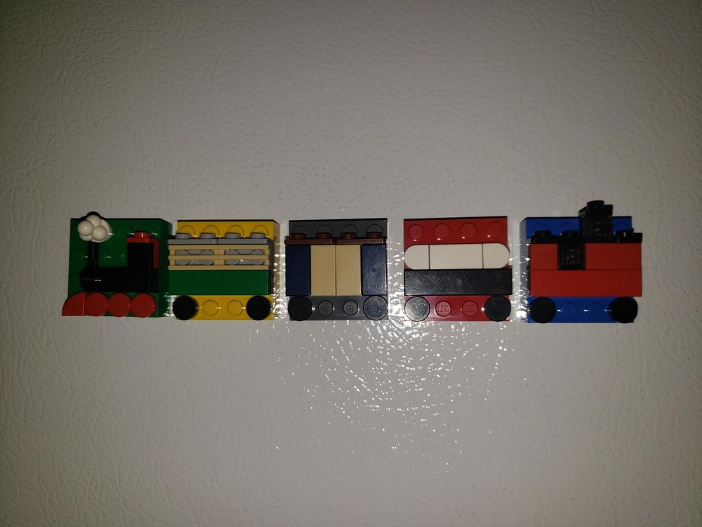 LEGO MOC Train Fridge Magnets by Rocket Racer318 | Rebrickable - Build ...