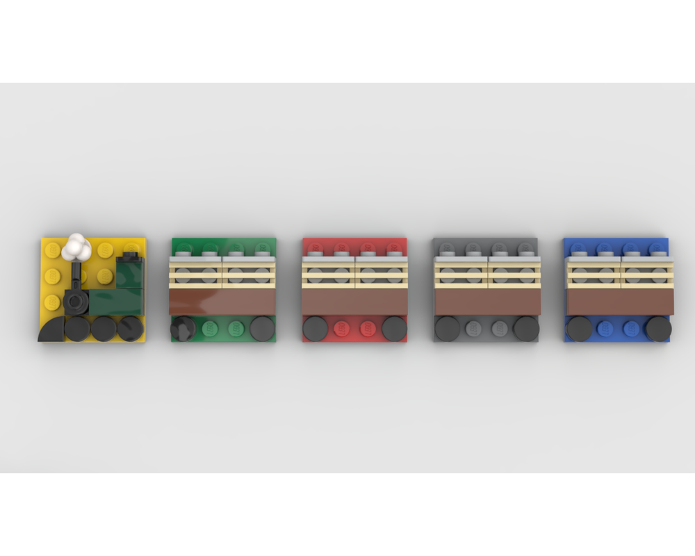 LEGO MOC Train Fridge Magnets by Rocket Racer318 | Rebrickable - Build ...