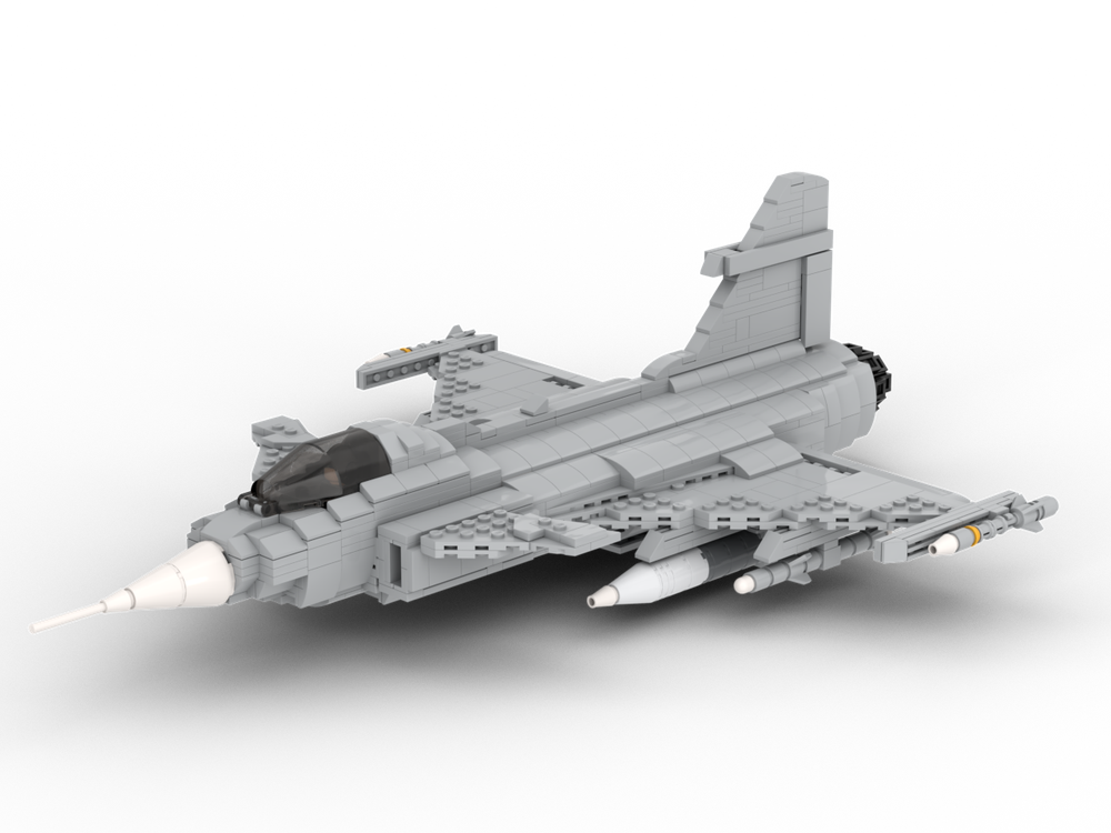 LEGO MOC Saab JAS 39 Gipen by terminator1234 | Rebrickable - Build with ...