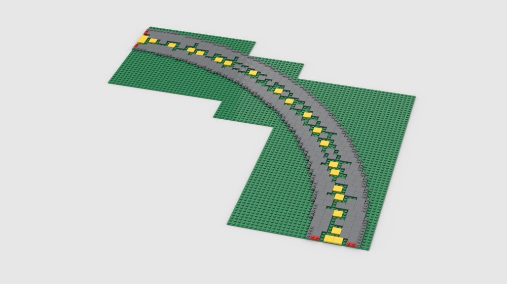 LEGO MOC Ballasted R72 Curve Track Baseplates by andcbii | Rebrickable ...