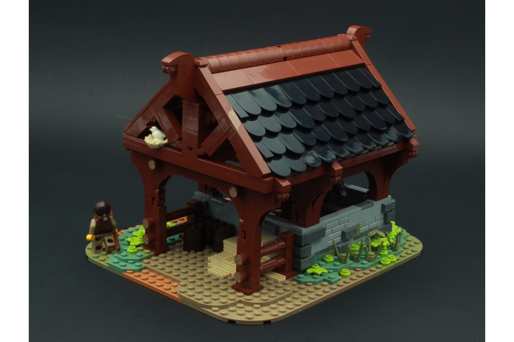 LEGO MOC Medieval Horse Stable by Leewan | Rebrickable - Build with LEGO
