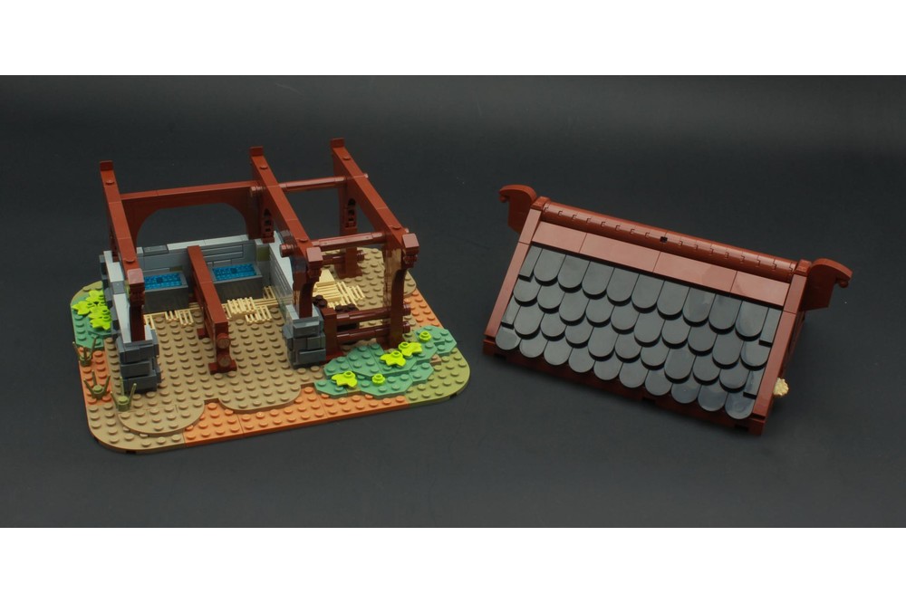 LEGO MOC Medieval Horse Stable by Leewan | Rebrickable - Build with LEGO