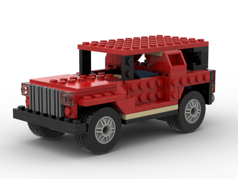 LEGO MOC 5867 Jeep Wrangler by ARJBros | Rebrickable - Build with LEGO