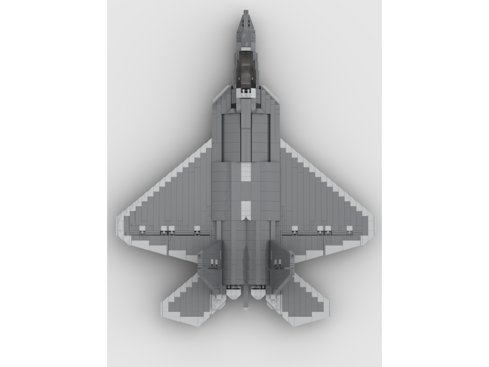 LEGO MOC F-22 Raptor by simonelovisa01 | Rebrickable - Build with LEGO