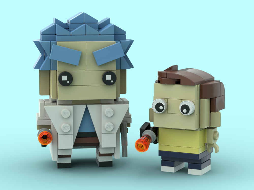 LEGO MOC Rick & Morty by GetMeBricked | Rebrickable - Build with LEGO