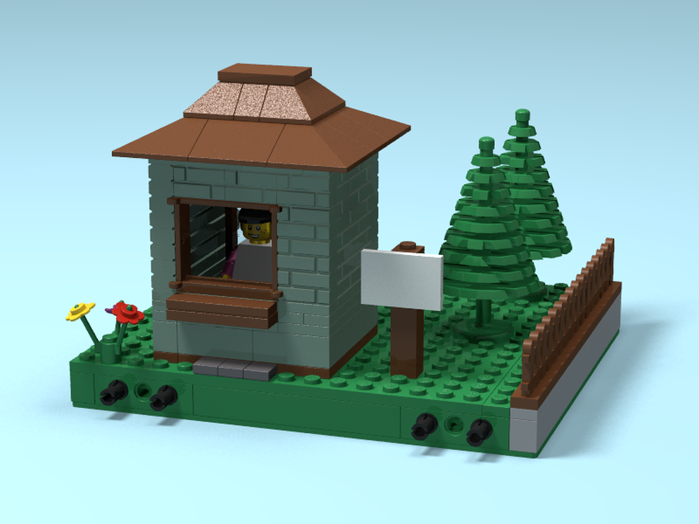 LEGO MOC Modular Park Lemonade Stand by Falcon23Knight | Rebrickable ...