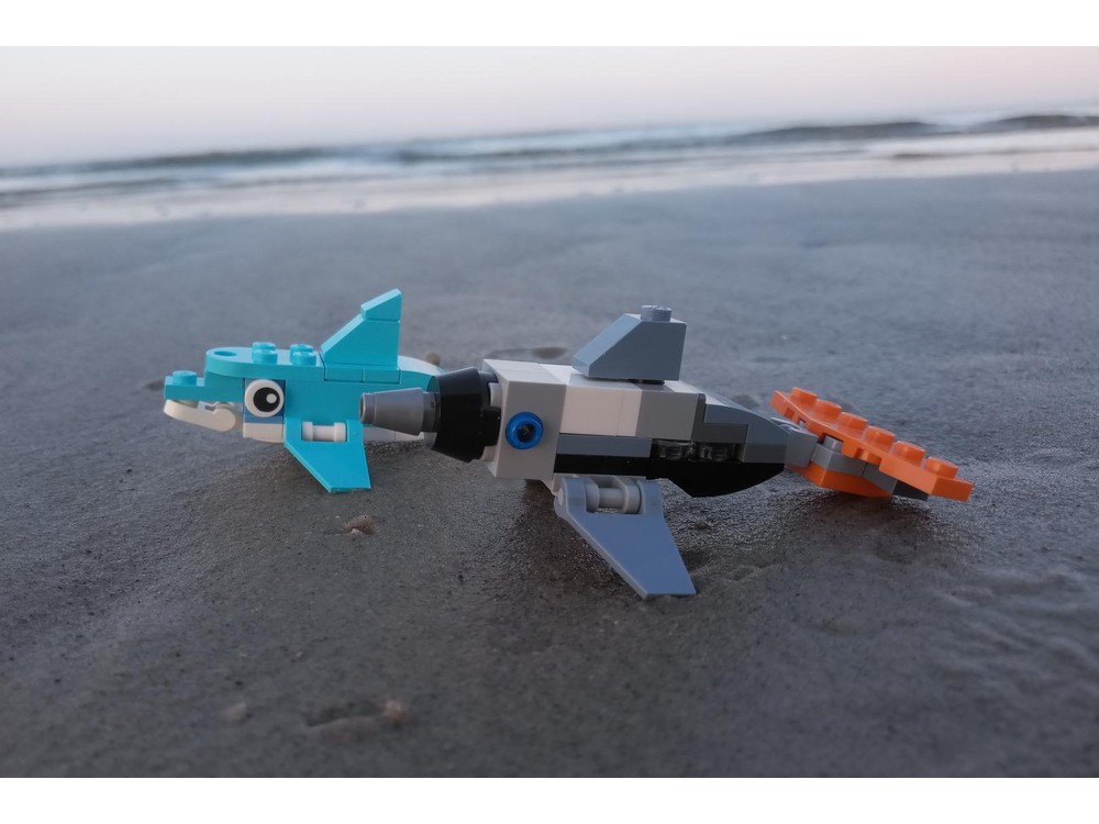 LEGO MOC Cyber Sea Animals by Dafeld | Rebrickable - Build with LEGO