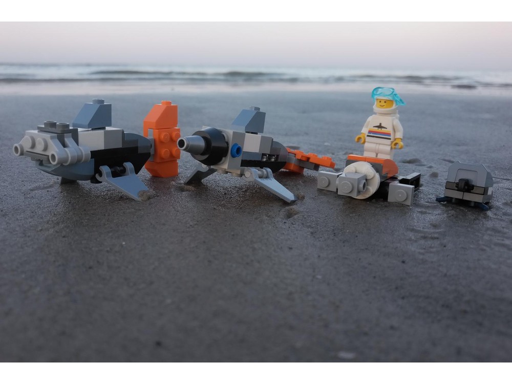 LEGO MOC Cyber Sea Animals by Dafeld | Rebrickable - Build with LEGO