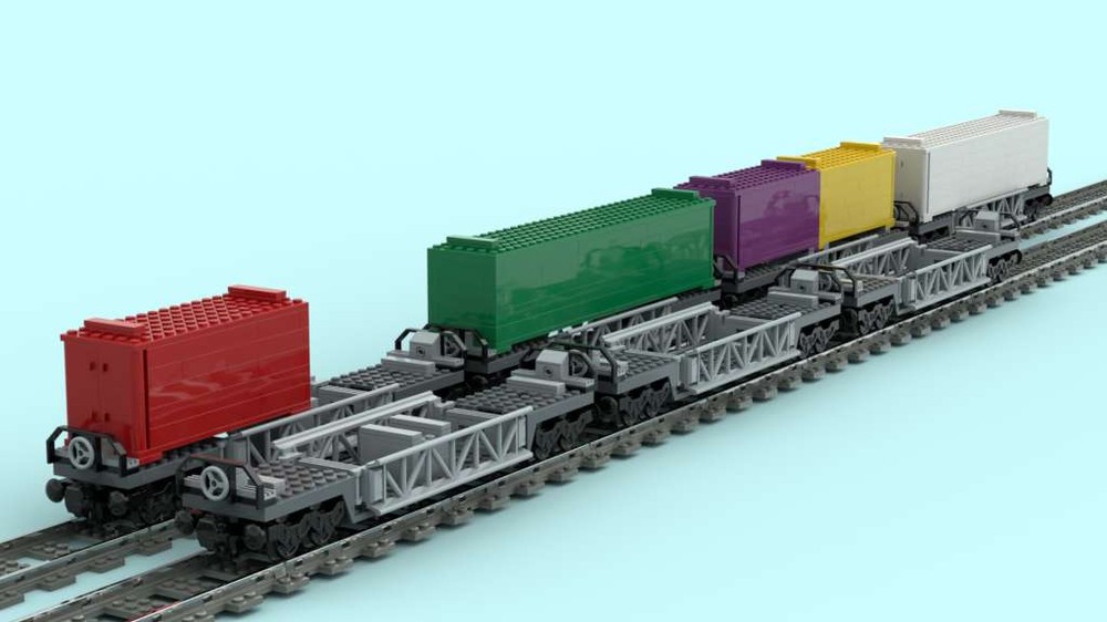 Lego Moc Basic Container System By Reglin Rebrickable Build With Lego