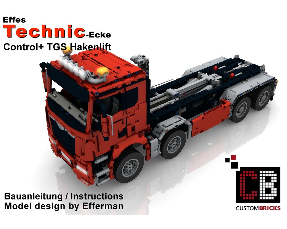 LEGO MOC Custom RC TGS Hook-lift for container by CustomBricks.de ...