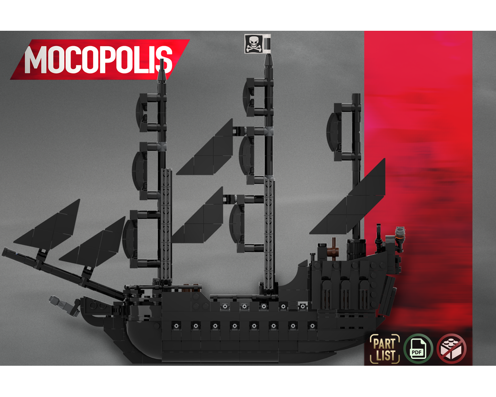 LEGO MOC Pirates of the Caribbean Black Pearl Ship by MOCOPOLIS ...