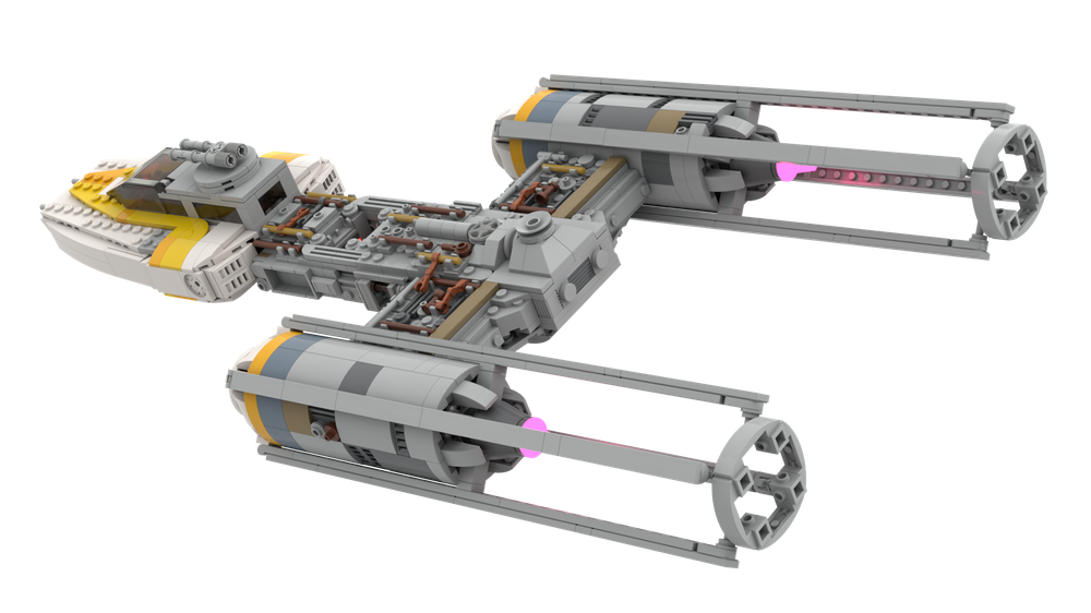 LEGO MOC BTL Y-Wing Starfighter by Moppo | Rebrickable - Build with LEGO