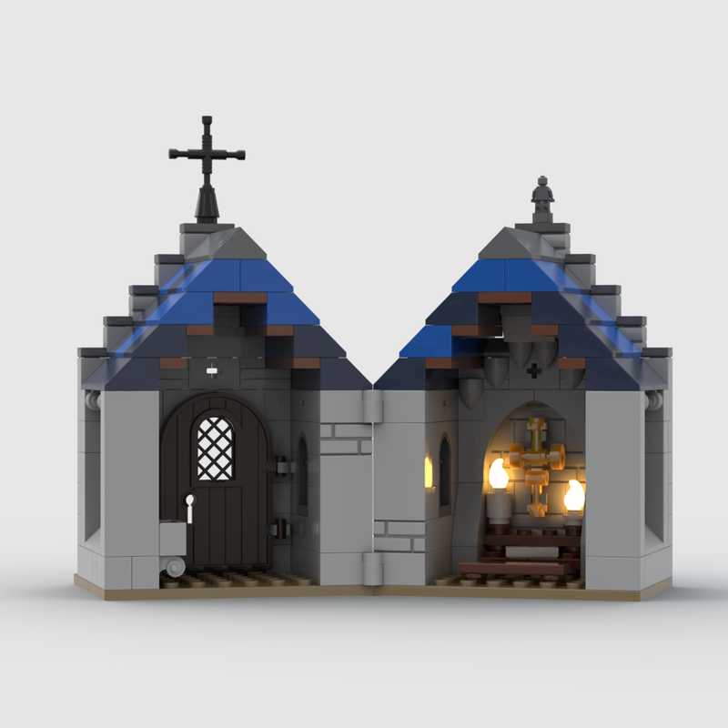 LEGO MOC Modular Chapel by bricks_fan_uy | Rebrickable - Build with LEGO