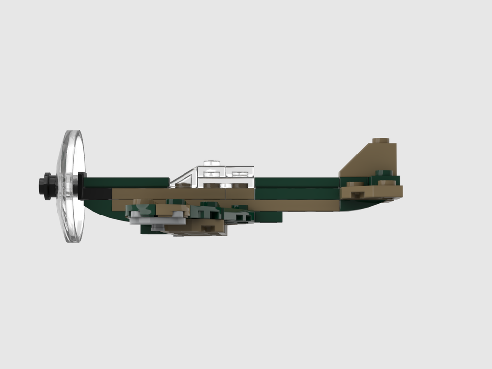 LEGO MOC Supermarine Spitfire (camouflage colors) by AndrewG123 ...