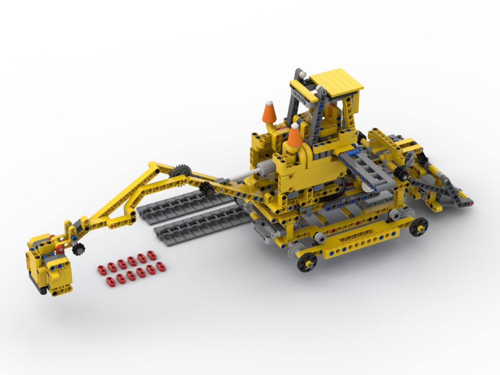 LEGO MOC 42097 - Backhoe by sseralxgo | Rebrickable - Build with LEGO