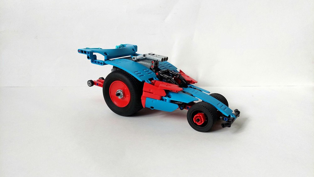 Lego Moc Pullback Racer By Atom336 Rebrickable Build With Lego