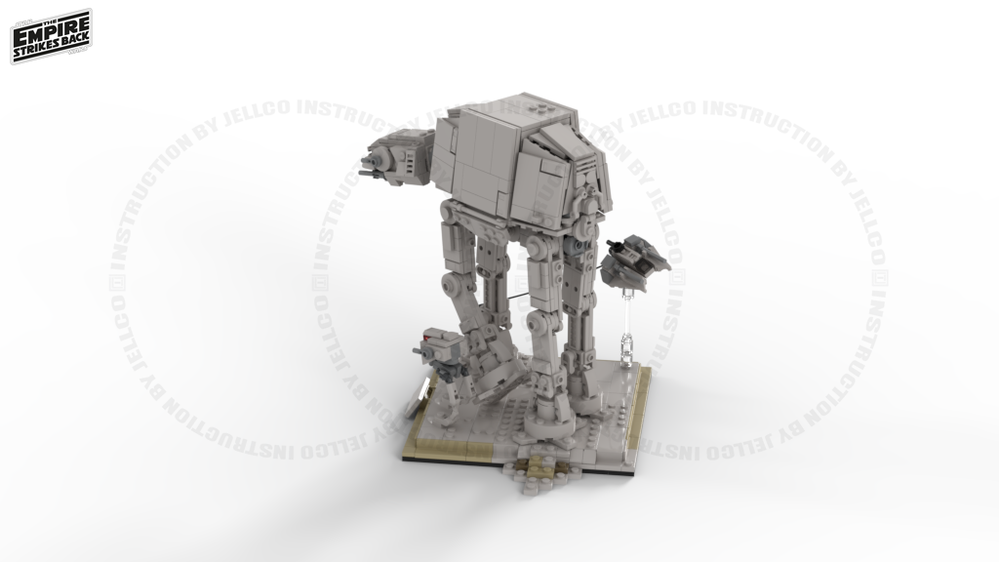 LEGO MOC Small Size Battle Of HOTH : AT-AT attack by jellco ...