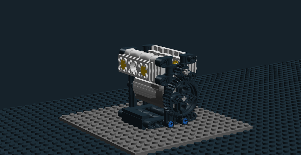 LEGO MOC Boxer 6 Engine by Thomasbrickworks | Rebrickable - Build with LEGO