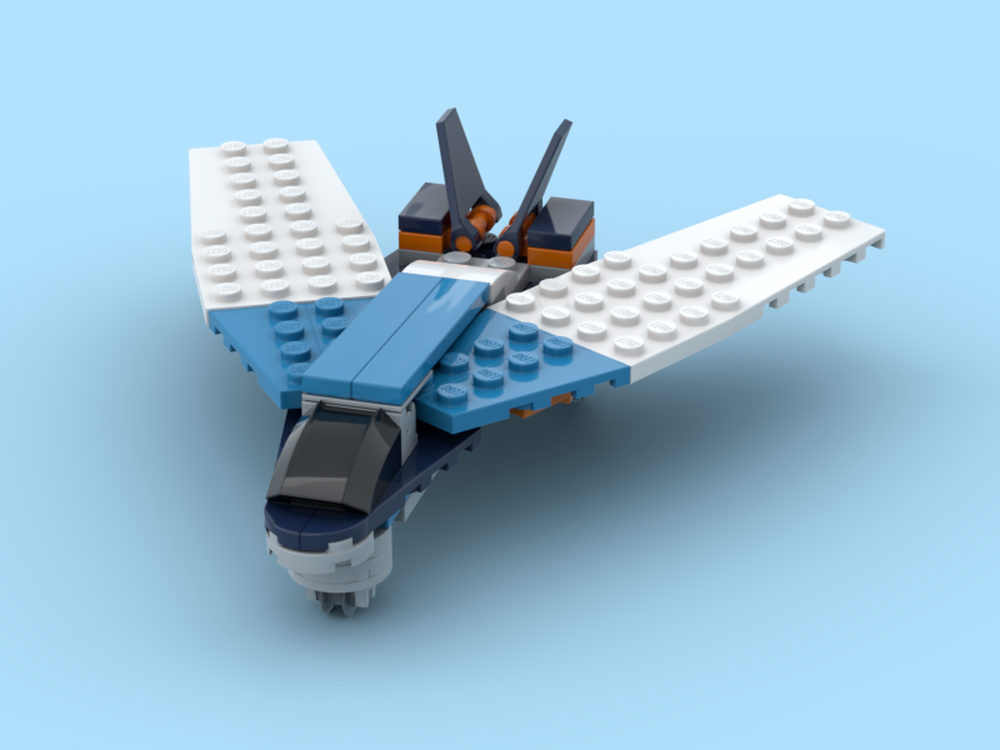 Lego Moc 31099 Lockheed F 117 Nighthawk By Brickhero2021
