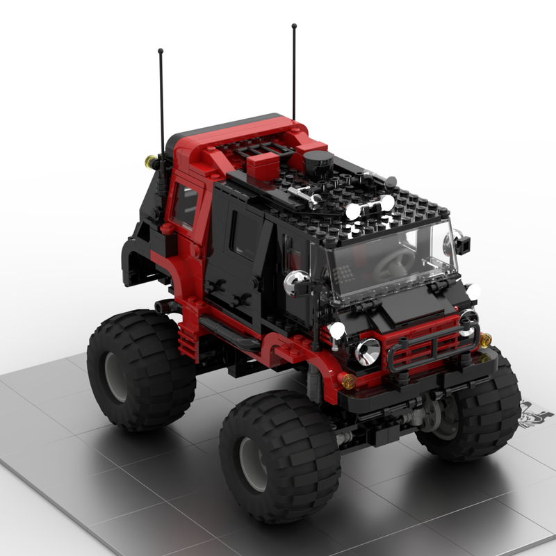 LEGO MOC Big Foot 4 x 4 Mod by lemmys_klemme | Rebrickable - Build with ...