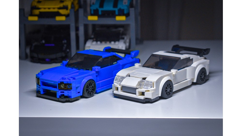 LEGO MOC Nissan R34 Skyline GT-R by mcgwerks | Rebrickable - Build with ...
