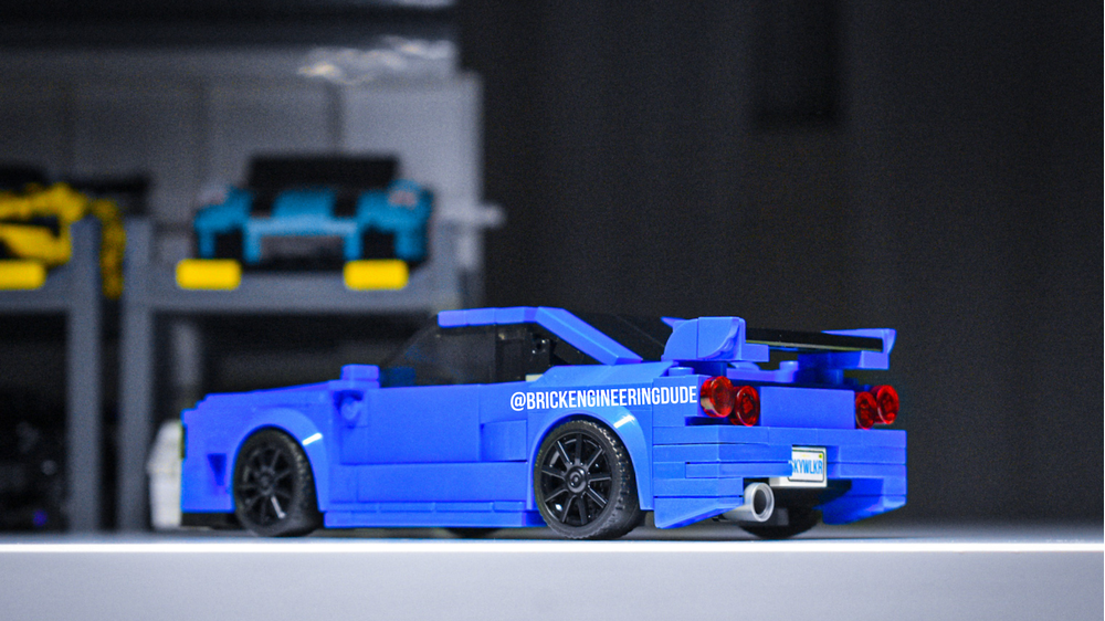 LEGO MOC Nissan R34 Skyline GT-R by mcgwerks | Rebrickable - Build with ...