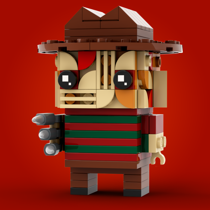 LEGO MOC Freddy Krueger BrickHeadz by Stormythos | Rebrickable - Build ...
