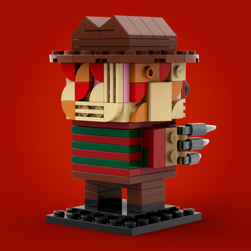LEGO MOC Freddy Krueger BrickHeadz by Stormythos | Rebrickable - Build ...