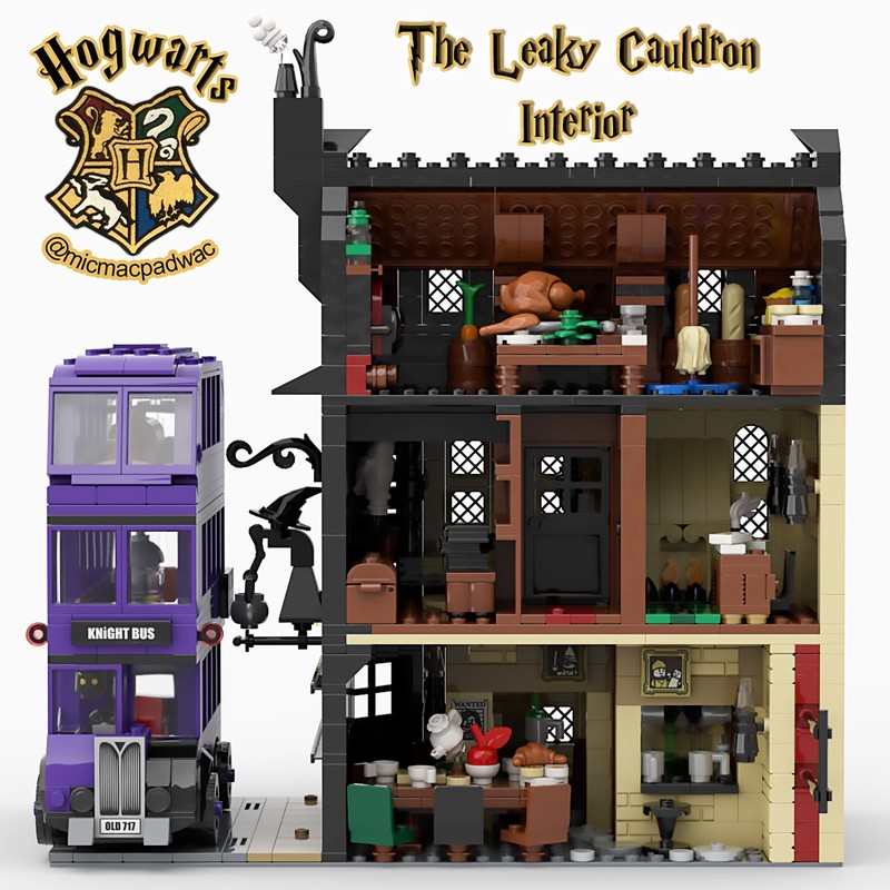 LEGO MOC The Leaky Cauldron by micmacpadwac | Rebrickable - Build with LEGO