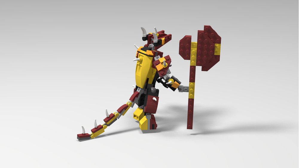 LEGO MOC 31073 Mech Lizard Warrior by Brickworx | Rebrickable - Build ...