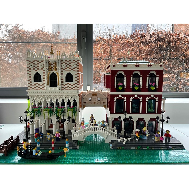 LEGO MOC Venice Palaces and Bridges by Cvanhulle | Rebrickable - Build ...
