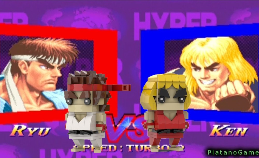 LEGO MOC Ryu & Ken Street Fighter 2 Brickheadz by Gabryboy80 ...