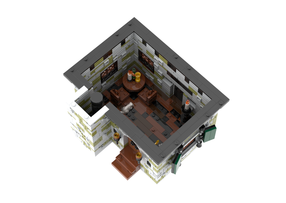 LEGO MOC Medieval Cottage by Br1ckD3sign | Rebrickable - Build with LEGO