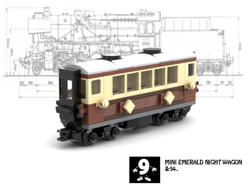 LEGO MOC &54. Mini Emerald Night Wegon by number_nine | Rebrickable ...