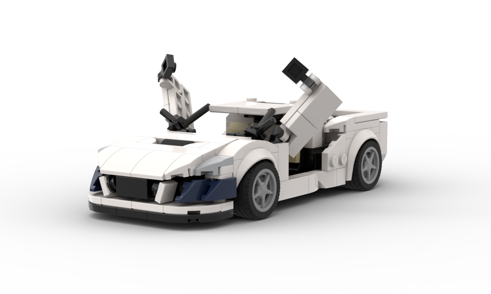 LEGO MOC Rimac C2 (Nevera) by Fakhri Argya | Rebrickable - Build with LEGO