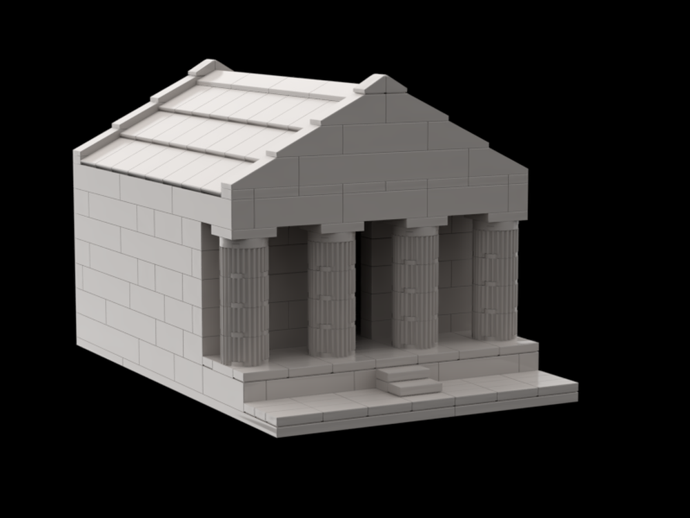 LEGO MOC Greek Temple IIb: Prostylos without Antae by eisi77 ...